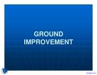Deep Compaction - Ground Improvement - Lecture Slides | Slides Geology ...