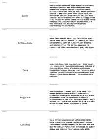 Exam 3 Listening Examples | MUSC 107 - History of Rock | Quizzes Music ...