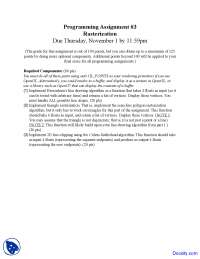 Rasterization - Introduction to Computer Graphics - Assignment - Docsity