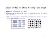 Graph Models for Global Routing - Introduction to VLSI CAD - Lecture Slides - Docsity