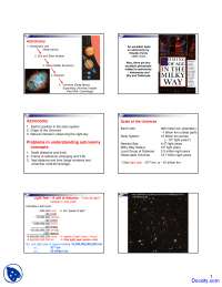 Astronomy - Planet Earth - Lecture Slides - Docsity