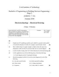 Layer Called - Electrotechnology - Electrical Drawing - Past Exam Paper ...
