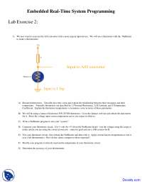 Converter - Embedded Real-Time System Programming - Lab - Docsity