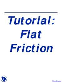 Friction - Engineering Mechanics - Statics - Lecture Slides - Docsity