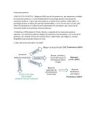 Emociones positiva PSICOLOGÍA POSITIVA: Seligman (2000) uno de l ...