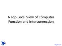 Computer Function and Interconnection - Intro to Computer Architecture ...