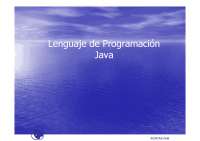 Lenguaje Java - Apuntes - Programación - Docsity