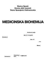 Medicinska biohemija udzbenik | Rezime' predlog Medicinska biohemija - Docsity