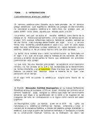 TEMA 1.- INTRODUCCION ¿qué entendemos ahora por estética? - Apuntes de ...