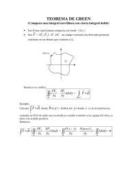 Teorema de Green-Riemman - Apuntes de Ingeniería Industrial - Docsity