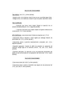 Esquema delito de coacciones - Esquemas y mapas conceptuales de Derecho Penal - Docsity