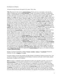 Don Quijote de la Mancha - Apuntes - Literatura - Docsity