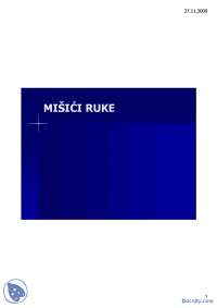 Misici ruke-Slajdovi-Anatomija-Medicina | Slajdovi' predlog Prva pomoć ...