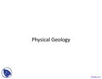 Physical Geology - General Geology - Lecture Slides | Slides Geology ...