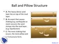 Pillow Structure - Stratigraphy - Lecture Slides - Docsity