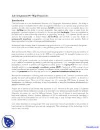 Map Projections - GIS and Mapping - Lecture Notes - Docsity