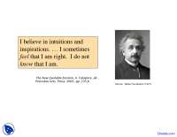 Projectile Motion - General Physics I - Lecture Slides - Docsity