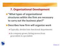 Organizational Development - E-Commerce - Lecture Slides - Docsity
