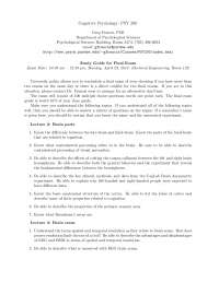 Speech - Introduction to Cognitive Psychology - Handout - Docsity