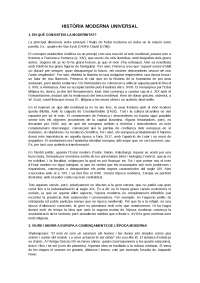 Història Moderna Universal - Apuntes de Historia Moderna - Docsity