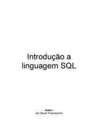 Linguagem SQL - Apostilas - Informática Part1 - Docsity