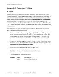 Appendix: Graphs and Tables - Microbiology Basics | BIO 135 - Docsity
