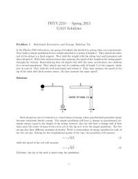 Rotational Kinematics - Physics for Scientists and Engineers I - Solved Problem Sets - Docsity