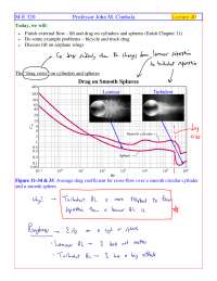 Airplane Wings - Fluid Flow - Handout - Docsity