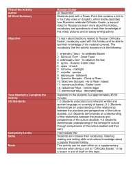 Russian Easter - Russian Learning Objects - Lecture Handout - Docsity