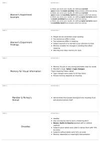 Chapter 5 | PSY 334 - Cognitive Processes - Docsity