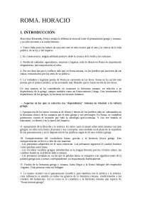 ROMA. HORACIO 1. INTRODUCCIÓN 2. HORACIO (65a.C - 8a.C.) - Apuntes de ...