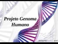 Projeto Genoma Humano - PGH PROJETO GENOMA HUMANO, frente aos estudos ...