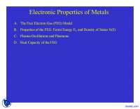 Electronic Properties of Materials - Solid State Physics - Lecture Slides | Slides Solid State ...