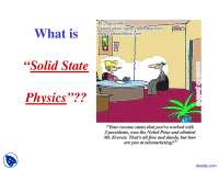 Introduction - Solid State Physics - Lecture Slides - Docsity