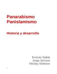 Relaciones Internacionales del Magreb y Oriente Próximo. Panarabismo y ...