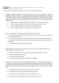 Examen Econometria - Exámenes de Econometría - Docsity