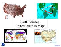 Introduction to Mapping - Earth Science - Lecture Slides - Docsity