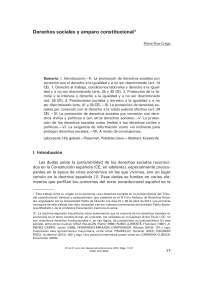 Derechos sociales y amparo constitucional María Díaz Crego - Apuntes de ...