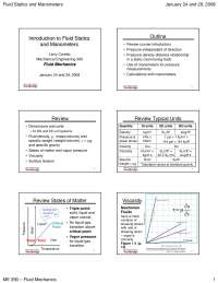 Manometers - Fluid Mechanics - Lecture Slides - Docsity