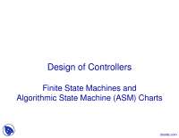 Design of Controllers - Digital System Design with VHDL - Lecture Slides - Docsity