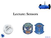Sensors - Autonomous Robots - Lecture Slides - Docsity