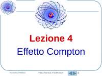 4. Effetto Compton - Docsity