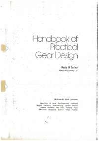 Handbook of practical gear design - TEORIA E CÁLCULO DE ENGRENAGENS ...