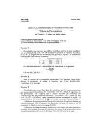 Exercices sur le traitement de l'information 2 | Exercices Applications des sciences ...