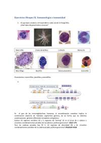 Ejercicios Inmunología e Inmunidad Nuria Gironés - Ejercicios de Microbiología - Docsity