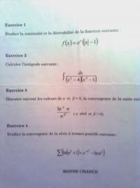 Examen de math 3 - Docsity