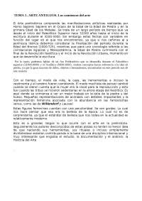 Los comienzos del arte antiguo - Apuntes de Historia del Arte - Docsity