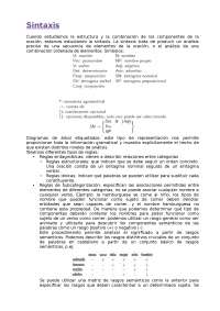 Apuntes sintaxis - Apuntes de Lingüística - Docsity