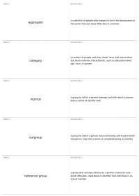 Soc100 Exam 2 Soc 100 General Sociology Gt Ss3 Docsity