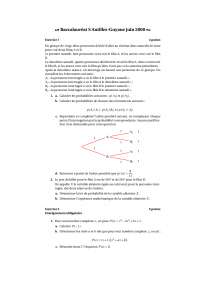 Exercices sur la modélisation mathématique 3 - Docsity